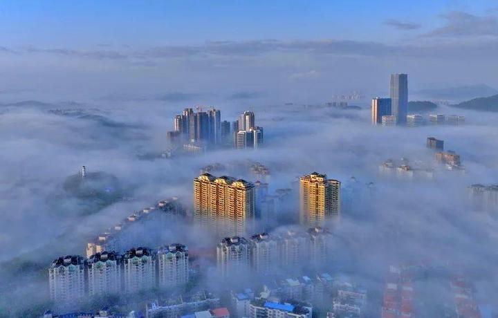 【大美广东】Zengcheng, Guangzhou: "Cidade no Céu"广州增城：云雾缭绕，宛若“天空之城”_葡萄牙_新闻_华人头条