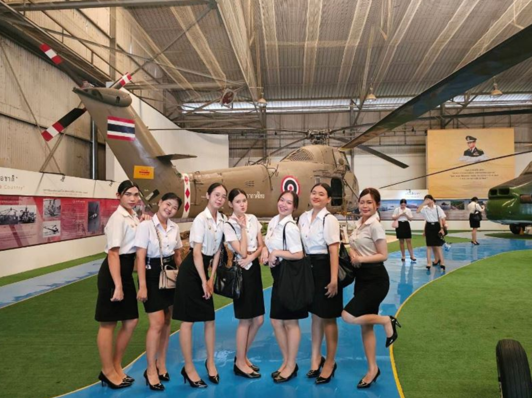 走向航空世界!CoTH SPU 学生在泰国皇家空军 博物馆了解航空历史_泰国_新闻_华人头条